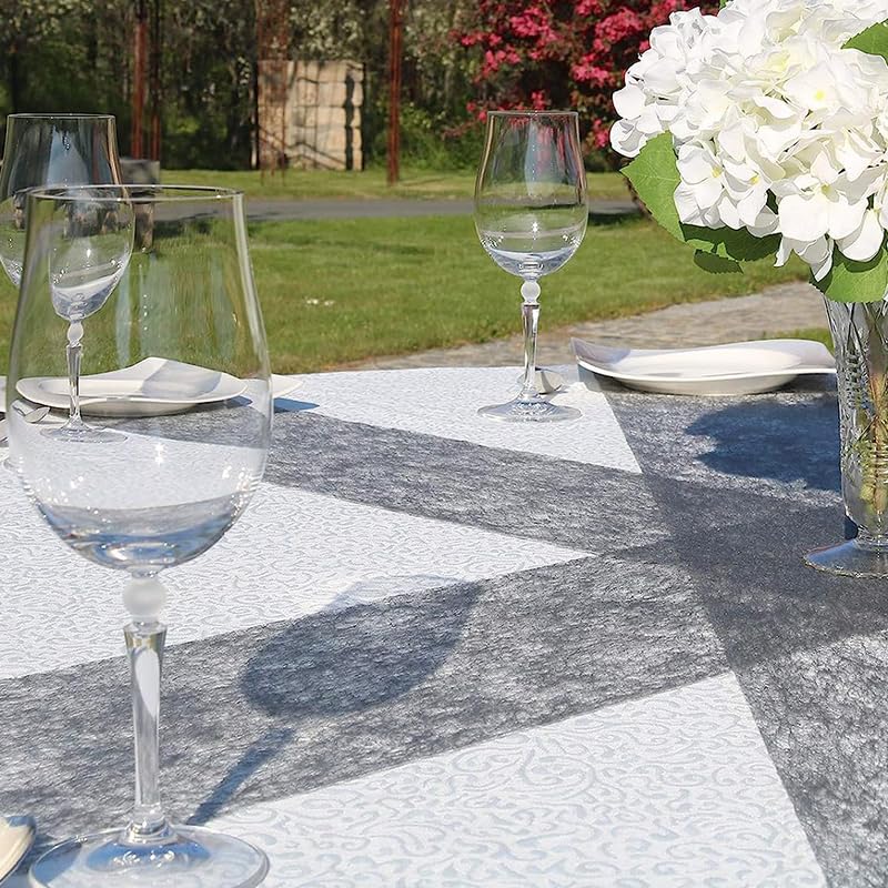 1 Rotolo Runner per tavolo in TNT 40cm x 24 Metri - Grigio