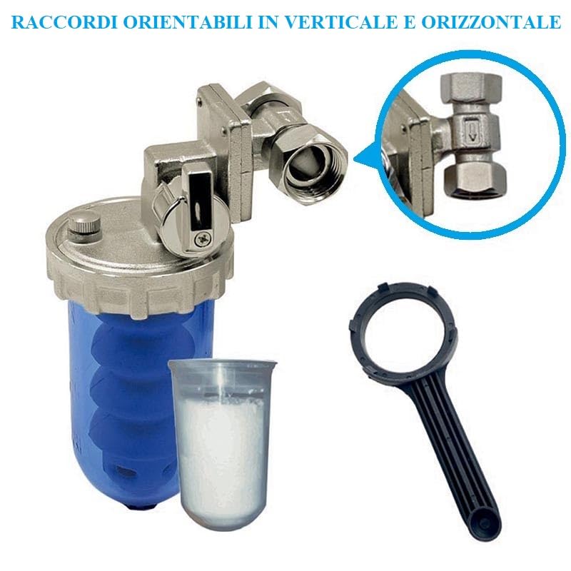 Dosatore filtro polifosfati per Caldaie con Ricarica 12CA