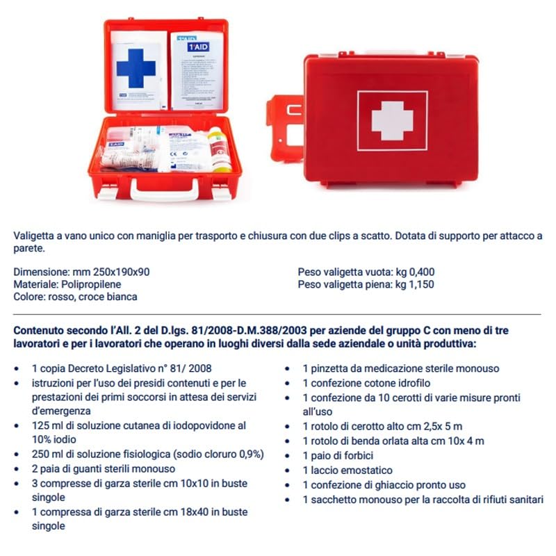 Cassetta pronto soccorso allegato 2