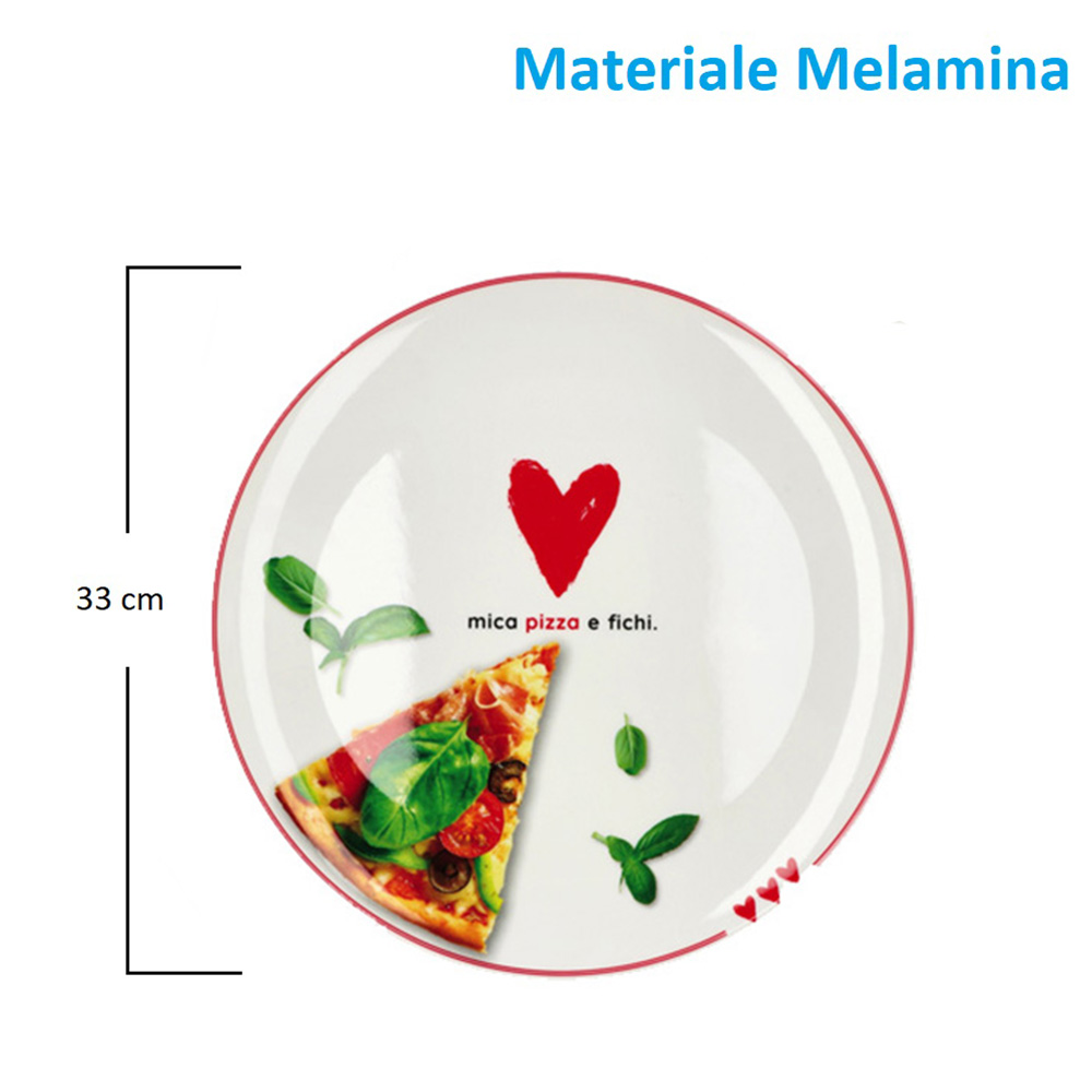 Piatti pizza in Melamina da 33 cm