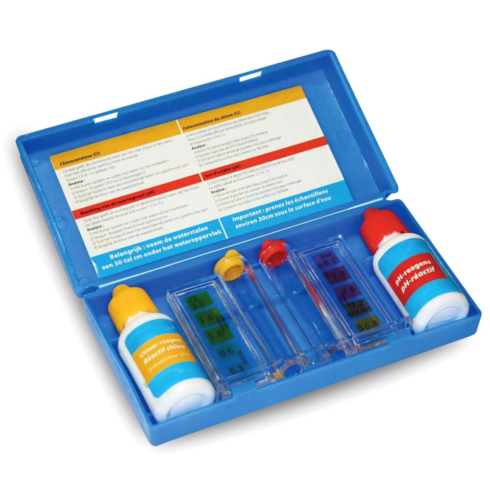 Kit test piscina analisi cloro, bromo e ph
