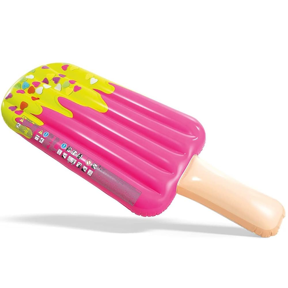 Materassino gonfiabile a forma di gelato per mare e piscina
