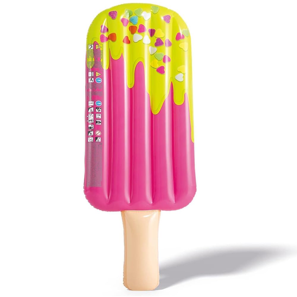 Materassino gonfiabile a forma di gelato per mare e piscina
