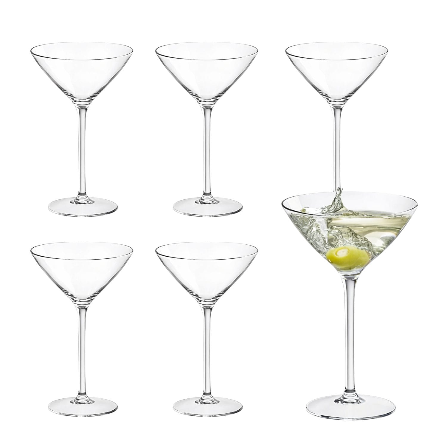 Coppa Martini in plastica trasparente 300cc