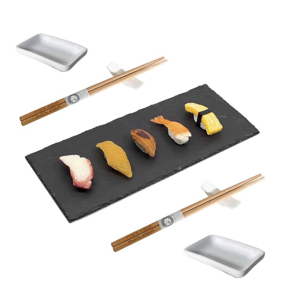 Set sushi per due persone con vassoio da 30x10 cm