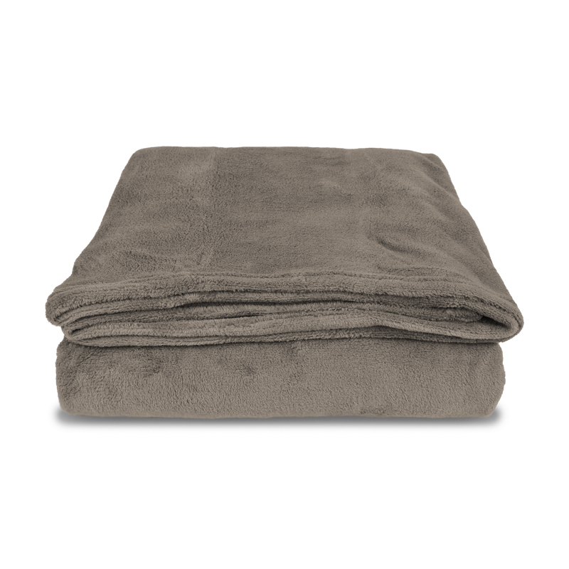 Plaid coperta in morbido pile a tinta unita 150x200 cm