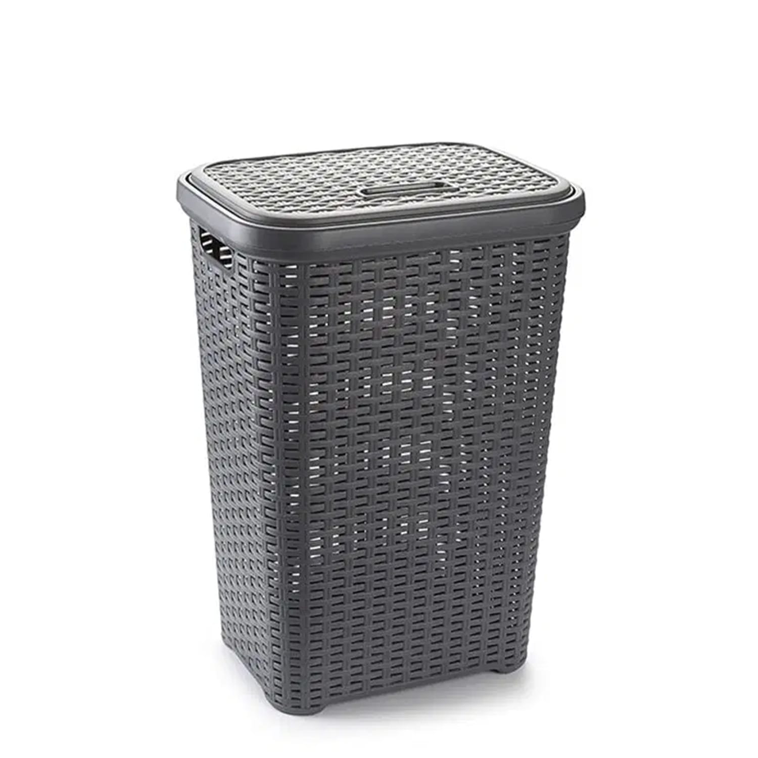 Cesti portabiancheria in plastica, 45x34x62, con coperchio
