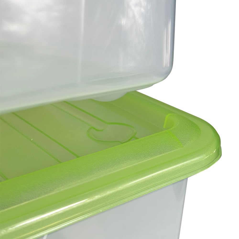 Contenitore in plastica con coperchio 60x40x17 cm