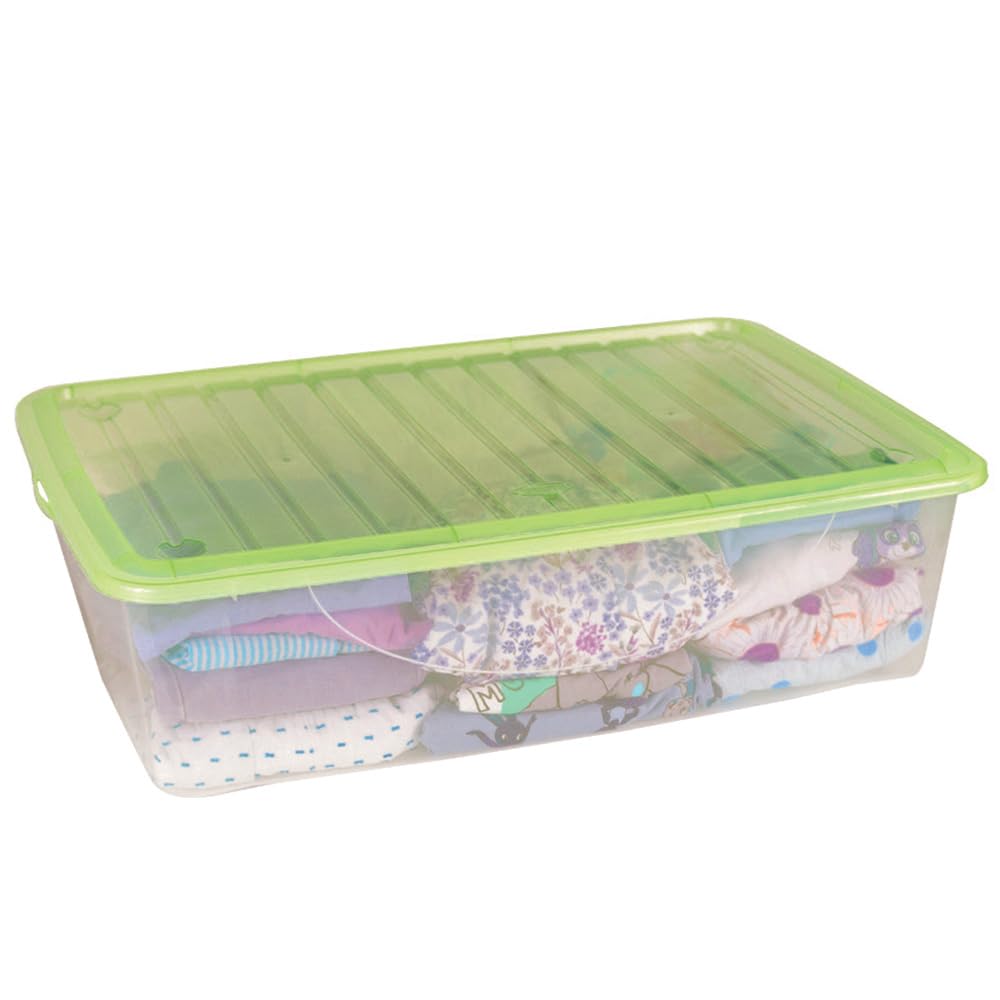 Contenitore in plastica con coperchio 60x40x17 cm