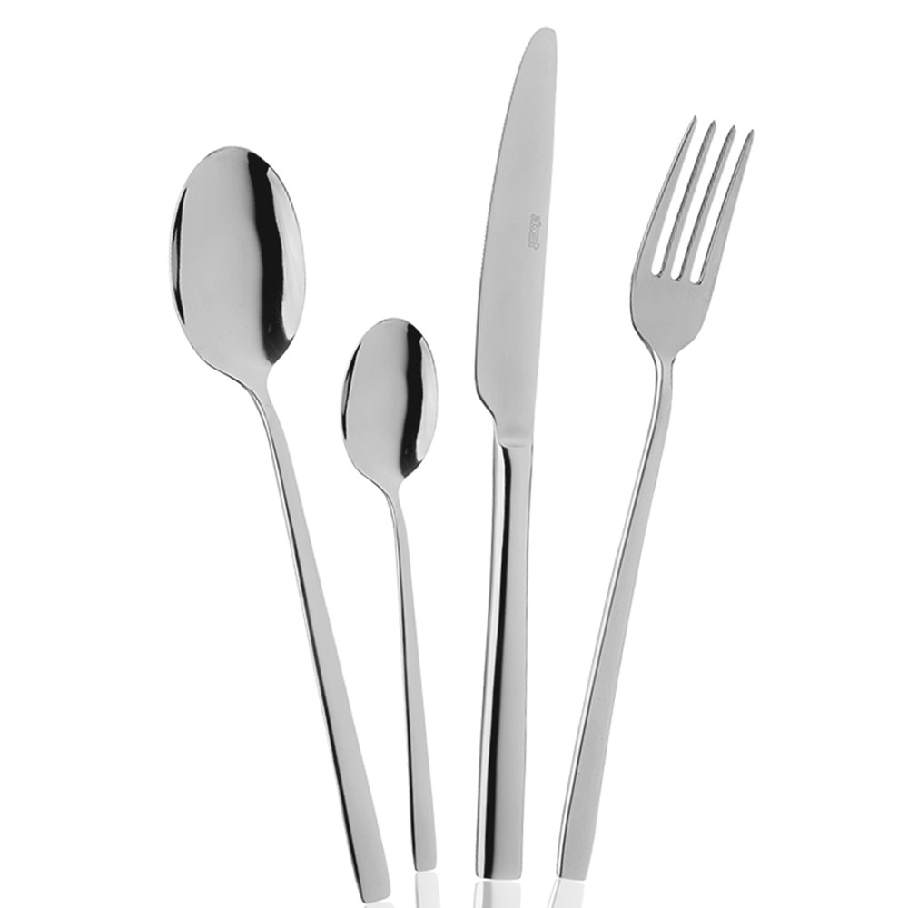 Set posate Abert in acciaio Inox - Made in Italy